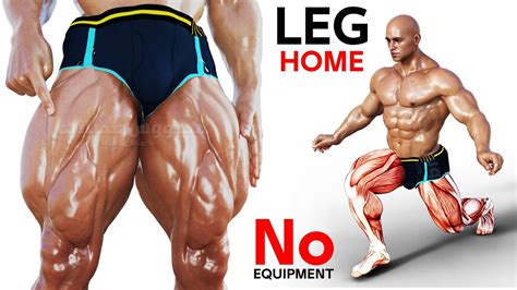 7 Easy Exercises Leg At Home No Equipment Needed Bodybuilding Workout