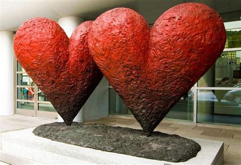 Two 6 Hearts 1999 Jim Dine Sculpture At Mmfa Montreal In 2020 Jim