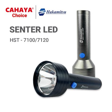 Jual Cahaya Senter Tangan Hst 7100 Hst 7120 Super Terang Waterproof