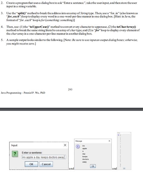 Solved Create A Program That Uses A Dialog Box To Chegg Com