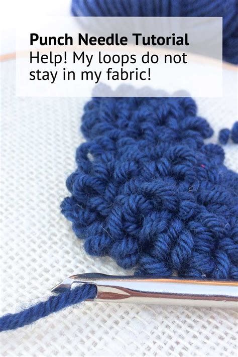 Punch Needle Tutorial For Beginners Learn How To Punch Needle