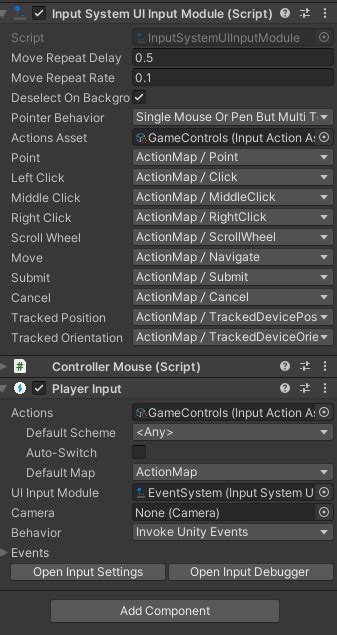 Button Ui Not Working With The New Input System 73 By A1creator Unity Engine Unity