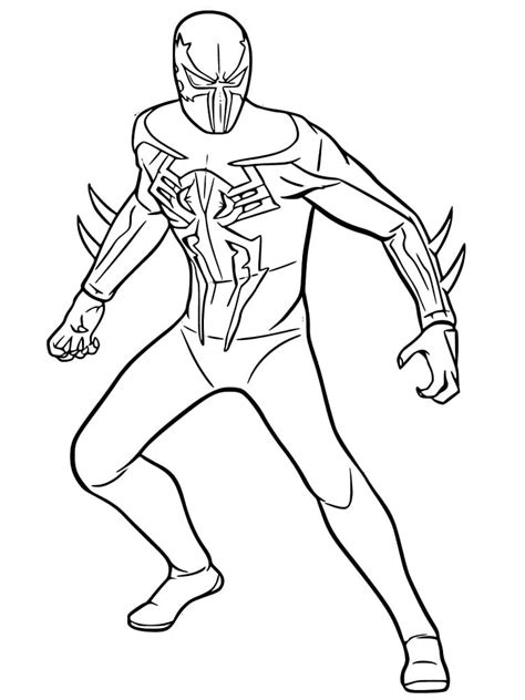 Spider Man Miguel O Hara Coloring Page Download Print Or Color