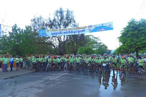 ဘားအံမြို့တွင် World Bicycle Day အထိမ်းအမှတ် လူထုစုပေါင်းစက်ဘီးစီးနင်းပွဲတော် ကျင်းပ Myanmar