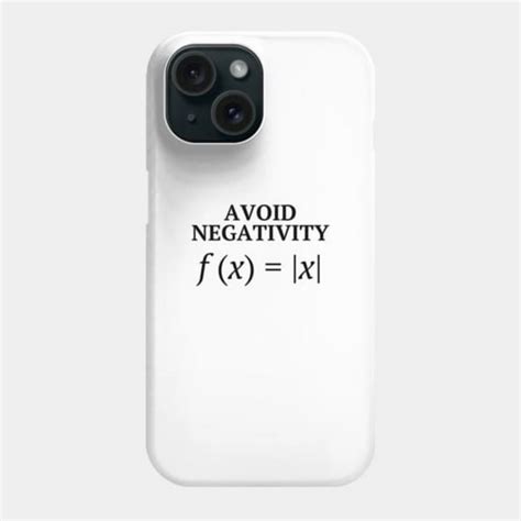 Avoid Negativity Funny Math Joke Pun Teacher Nerd Humor A317 Protective