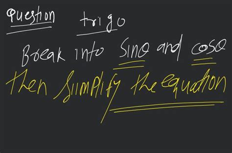 How To Solve Prove Questions Of Trigonometry Filo