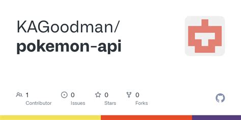 Github Kagoodmanpokemon Api