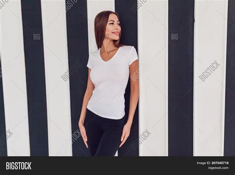 Woman Big Breast White Image And Photo Free Trial Bigstock