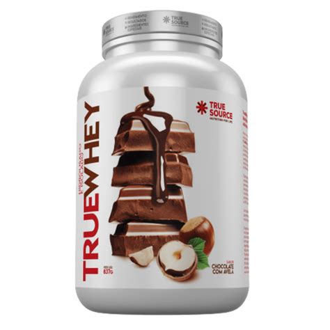 True Whey Hidrolisado E Isolado True Source Chocolate Com Avelã