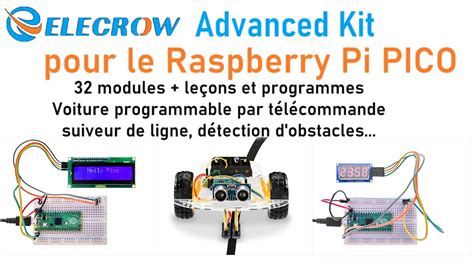 Advanced Kit Pour Raspberry Pi Pico Par Elecrow Youtube