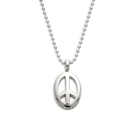 Peace Sign Pendant Sterling Silver Handmade At Arthur Dwyer Blog