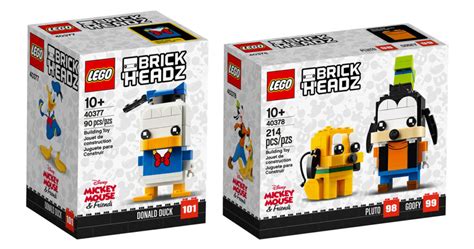 Brickfinder Disneys Lego Brickheadz Official Images