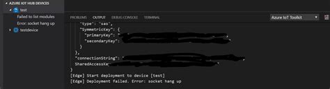 Failing To List Devices On Sidebar And Single Device Deployment Error Socket Hang Up · Issue