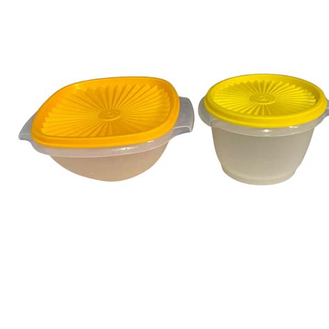 2x10cm Tupperware Containers