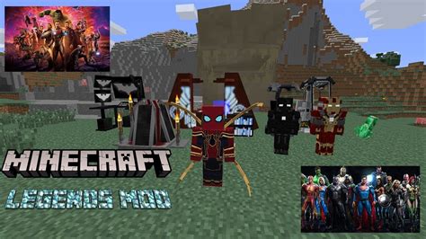 The Best Superhero Mod In All Of Minecraft Minecraft Legends Mod