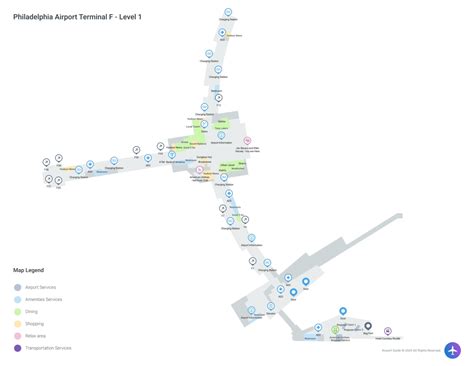 Philadelphia Airport Phl Maps