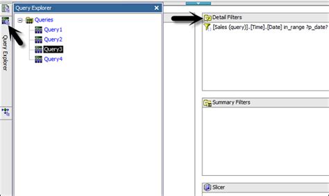 Cognos Filters