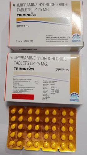 Imipramine Hydrochloride Tablets 25 Mg At ₹ 175 Stripe In Nagpur Id 2850828123091