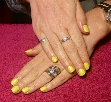 Bicycle Yellow Shellac With Additives Shellac Nails Nail Art