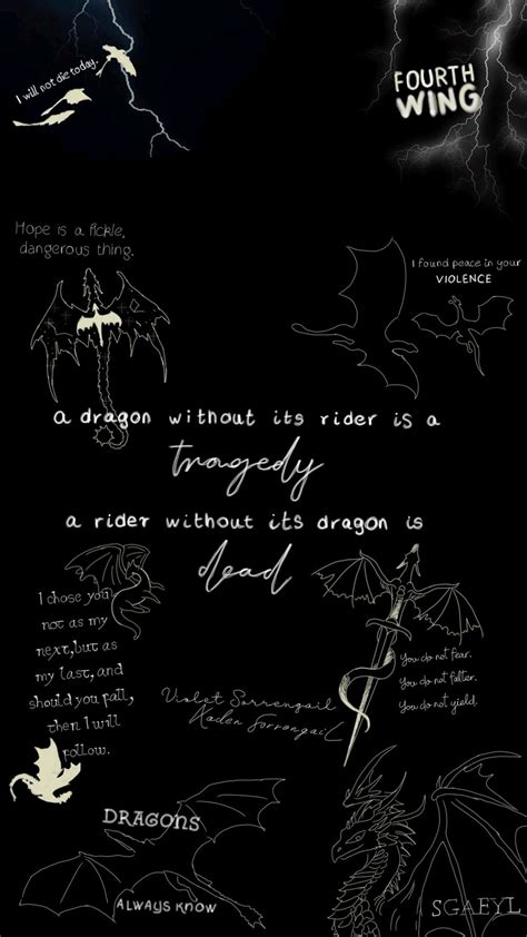 Fourth Wing Quote Wallpaper Wings Book Wings Wallpaper Wings Quotes