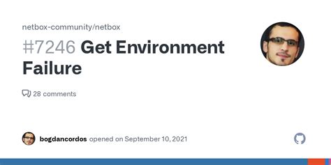 Get Environment Failure Issue Netbox Community Netbox GitHub