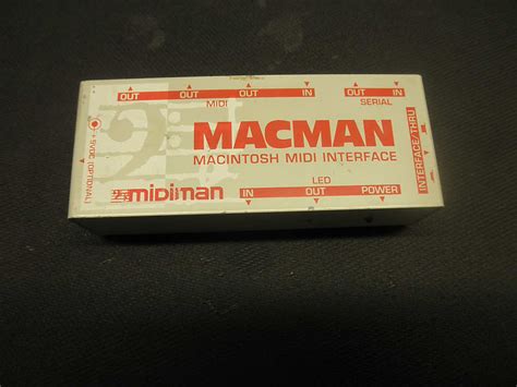 Macman Macintosh Midi Interface Midiman Reverb