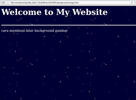 Cara Membuat Background Html Kode Html Membuat Background Gambar Udin