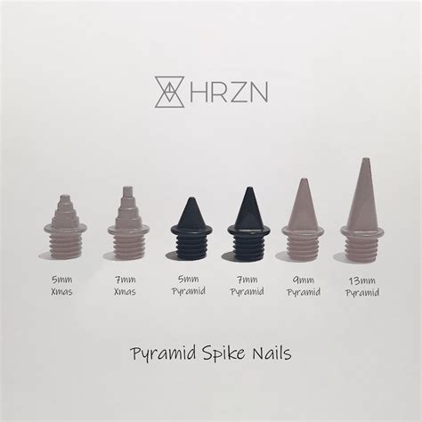 Pyramid 57mm Track And Field Spike Nails Replacement Ultra Lite Ceramic