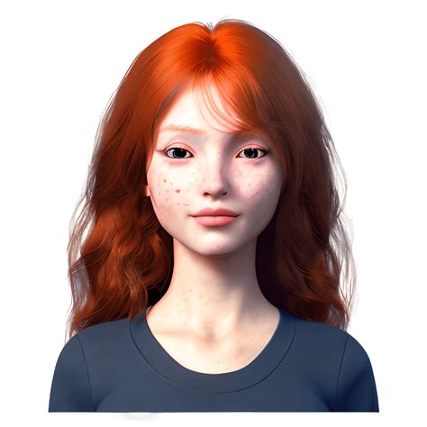 Beautiful Redhead Woman S Face Creative Fabrica