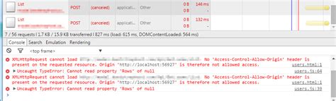 Jquery Chrome Saying No Access Control Allow Origin Header But The