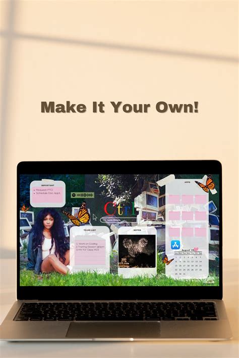 Desktop Organizer Sza Ctrl Inspired Desktop Wallpaper Notes