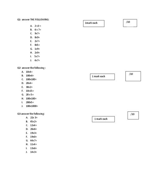 Math Year 3 Pdf