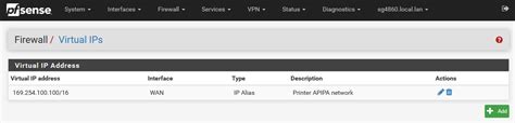 Routing 169254 Networks Netgate Forum
