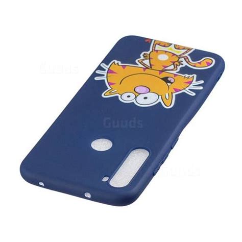 Blue Cute Cat Soft Kiss Candy Hand Strap Silicone Case For Mi Xiaomi Redmi Note Xiaomi Redmi