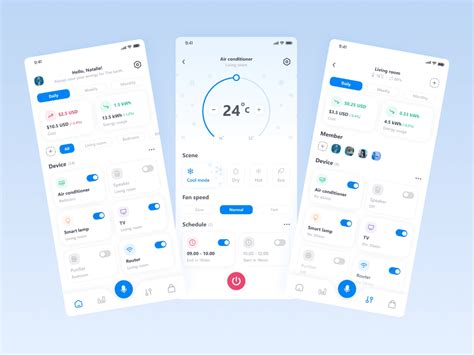 Smart Home Assistant Natalie Ux Web Design