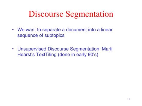 Ppt Computational Discourse Chapter 21 Powerpoint Presentation Free