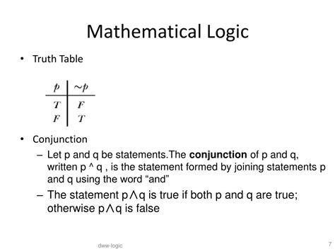 Ppt Mathematical Logic Powerpoint Presentation Free Download Id