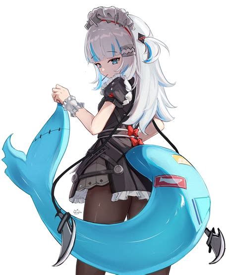 Gawr Gura And Ellen Joe Hololive And 2 More Drawn By Psypolod Danbooru