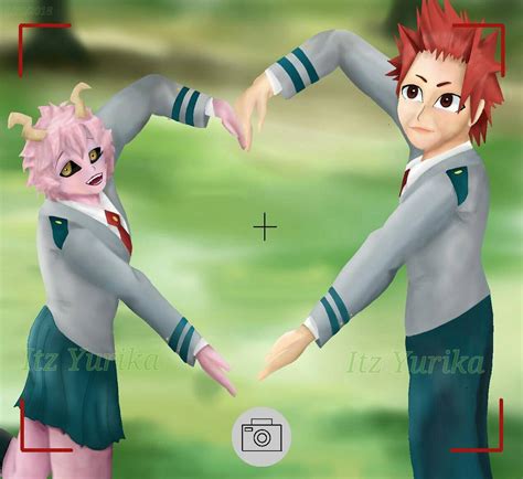 Mina And Kirishima By Kawaiixart On Deviantart