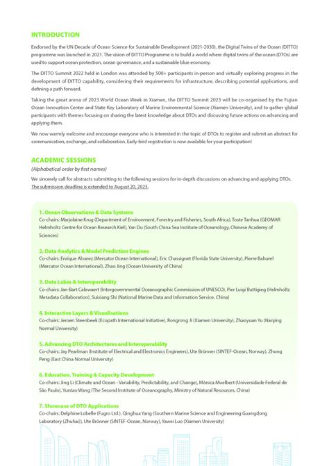 Ditto Digital Twins Of The Ocean On Linkedin Dittosummit2023