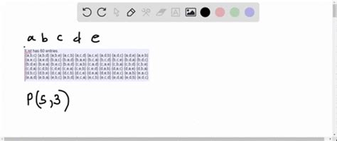 SOLVED List All The Permutations Of Objects A B C D And E Numerade