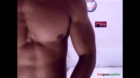 Hot Muscle Body Gay Tease Oil Anal Toying