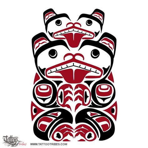 Haida Bear Strength Protection Bear Haida Original Tribal Tattoo Design