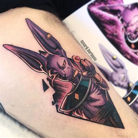 Beerus Dragon Ball Super Tattoo