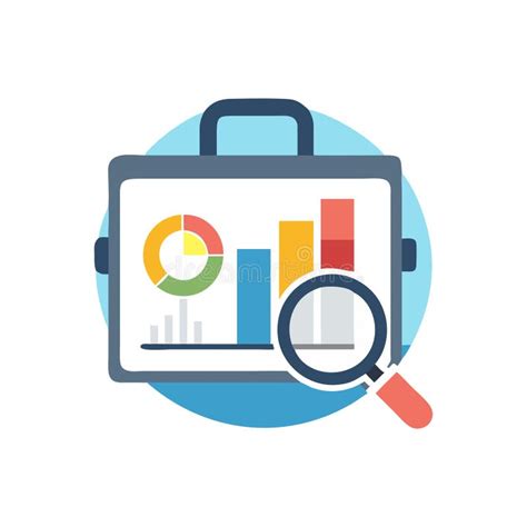 Comprehensive Business Case Analysis Icon Stock Vector Illustration