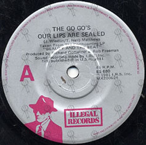 Our Lips Are Sealed Rare Records Au
