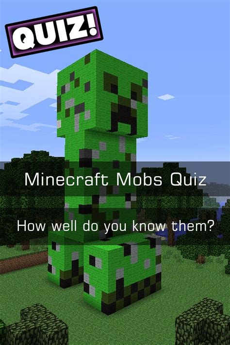 Minecraft Mobs Quiz How Well Do You Know Them Artofit