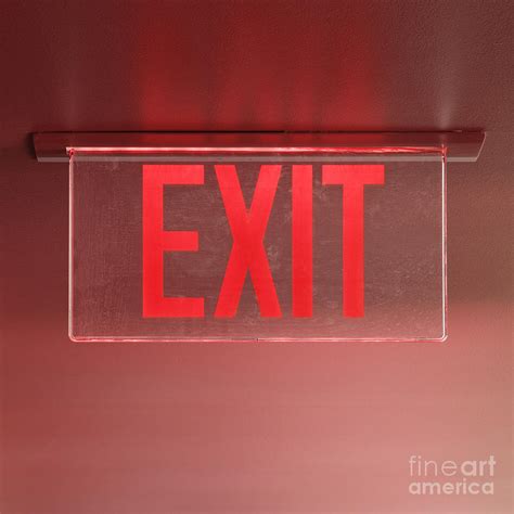 Red Exit Sign
