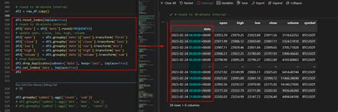 Python 稼げる仮想通貨を見つけるには 仮想通貨を任意の期間 分 分 分 で再編集して累積リターンを比較するPandas DataFrame ReSample