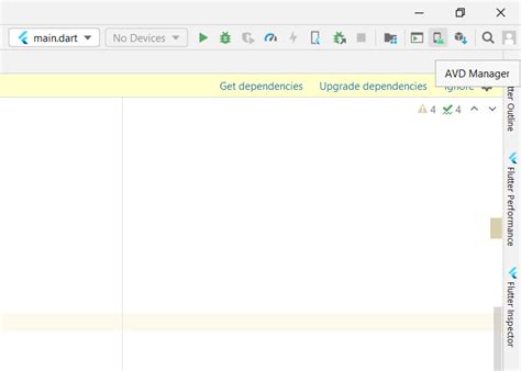 Flutter Membuat Emulator Android AVD Via Android Studio